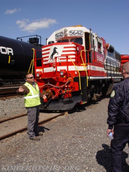 KIMBERTON FIREFIGHTERS TRAIN WITH NORFOLK SOUTHERN PERSONNEL ...