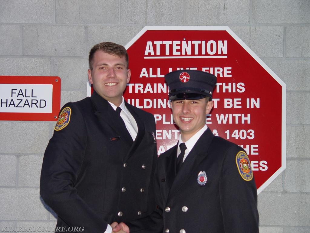 ANOTHER FIREFIGHTER GRADUATES FROM FIRE ACADEMY - Kimberton Fire Company