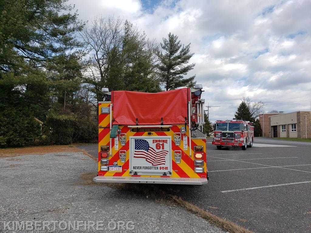 NEW ENGINES TO BE IN SERVICE SOON - Kimberton Fire Company