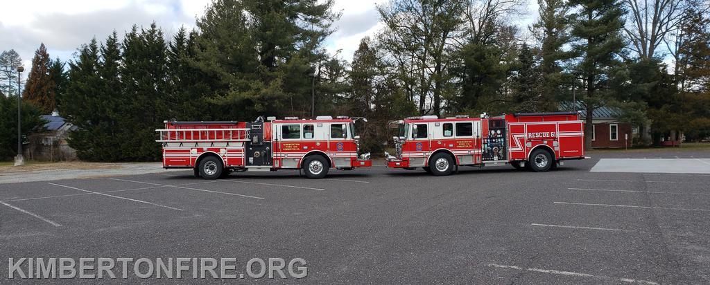 NEW ENGINES TO BE IN SERVICE SOON - Kimberton Fire Company