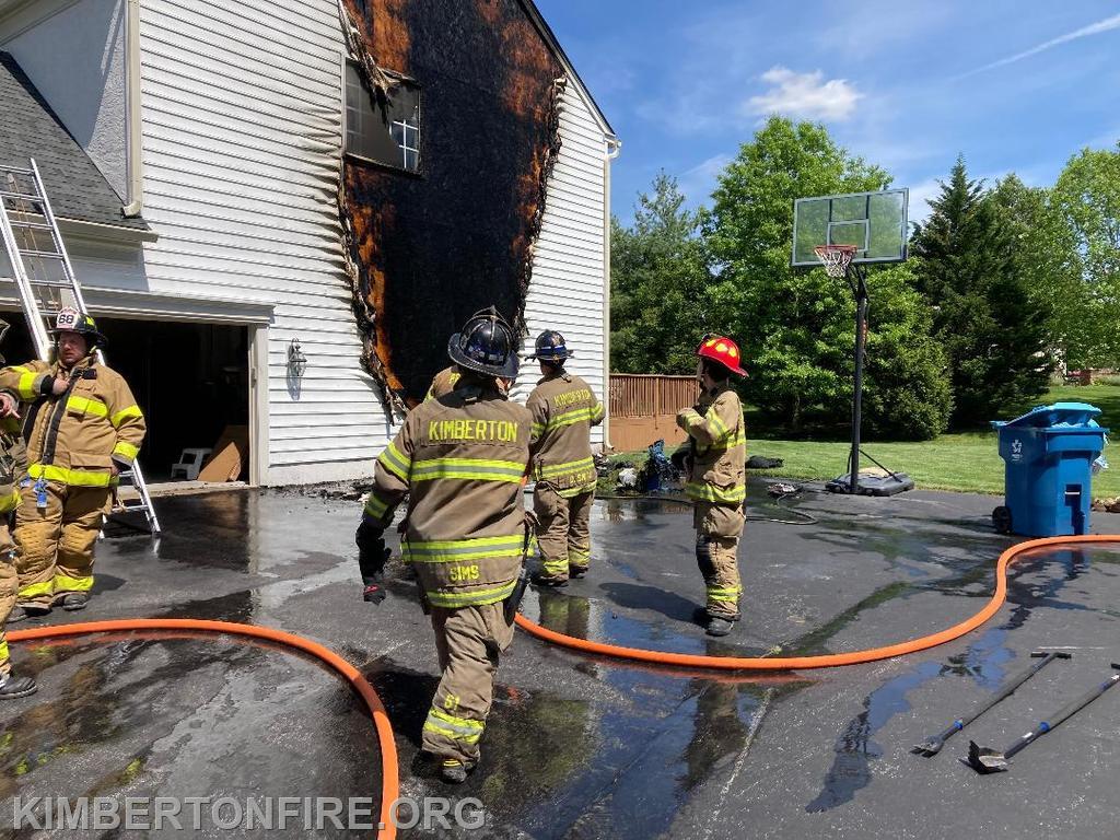 Kimberton assists Valley Forge with House fire - Kimberton Fire Company